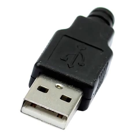 Штекер USB A Male Socket збірний купити в Києві та Україні