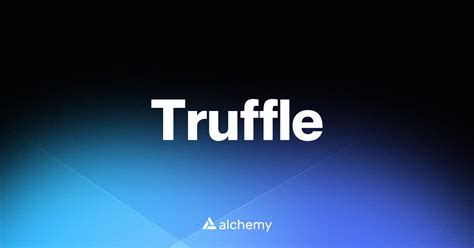 Truffle Web3 Developer Tools Alchemy