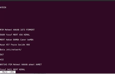 Örneklerle Linuxta More Komutu Nasıl Kullanılır Linux Data Linux Sysadmin