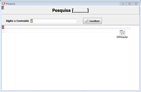Criando Tela de Pesquisa Padrão Delphi e DataSource Parte 1 DevMedia