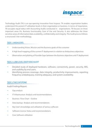 Technology Audit Presentation PDF