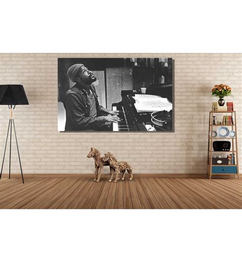 Marvin Gaye Is Playing Piano Ready To Hang Inspire Uplift