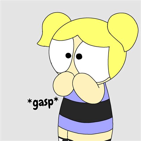 Bubbles Powerpuff Shocked By Circleheadsartworld On Deviantart