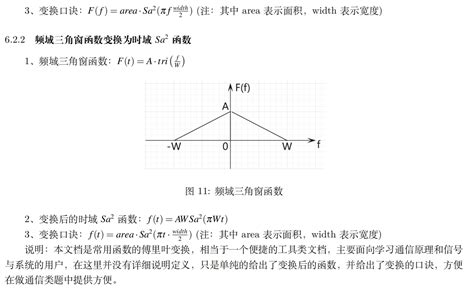 常用信号的傅里叶变换（工具类） Csdn博客
