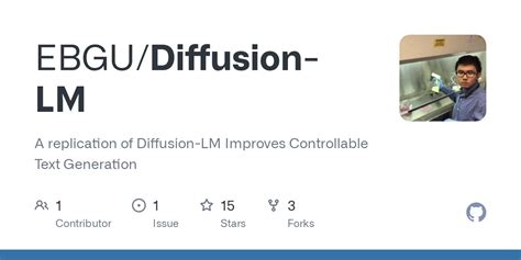 Github Ebgudiffusion Lm A Replication Of Diffusion Lm Improves Controllable Text Generation