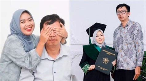 Sosok Dini Mahasiswi Yang Dilamar Dosen Sendiri Tunangan H Sidang Skripsi Beda Usia