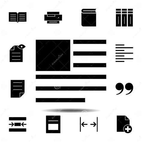 Content Layout Text Icon Simple Glyph Flat Vector Of Text Editor