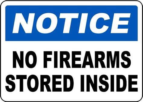 No Firearms Stored Inside Sign Fast Shipping And 10 Discount Available No Firearms Stored Inside Sign Fast Shipping And 10 Discount Available