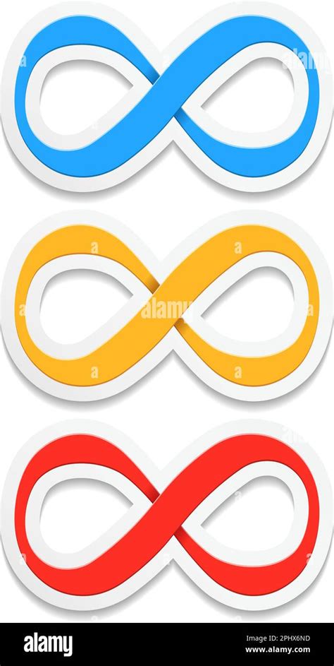 Infinity Symbols Set Vector Eps10 Illustration Stock Vector Image And Art Alamy