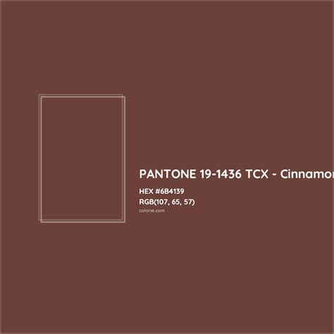 Pantone 19 1436 Tcx Cinnamon Complementary Or Opposite Color Name And