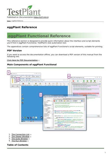 Eggplant Reference Documentation Testplant
