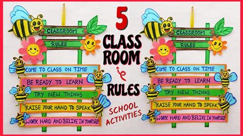 Classroom Rules Wall Hangingtlm For Teacherswall Decoration
