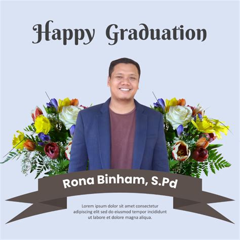 Ppt Template Siap Edit Ucapan Selamat Wisuda Yang Keren Dan Menarik Rona Presentasi