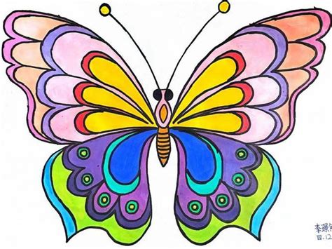 轴对称图形怎么画简笔画怎么画（10张） 简笔画图片大全