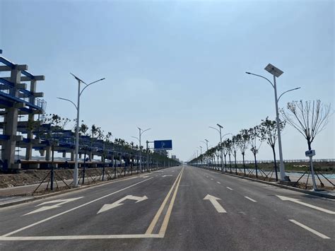 滨海新区又一重要路段正式通车！项目建设工业区