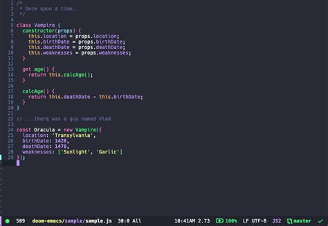 Doom Emacs • Dracula Theme