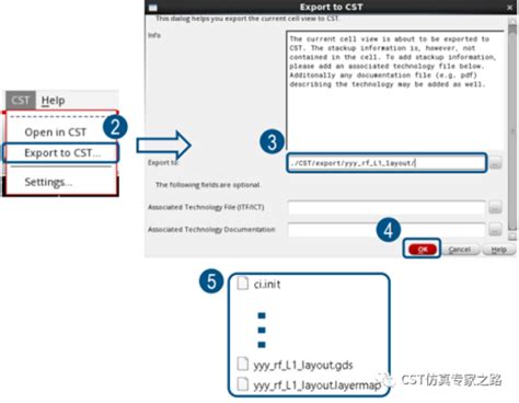 Cst如何使用chip Interface导入gdsii文件？