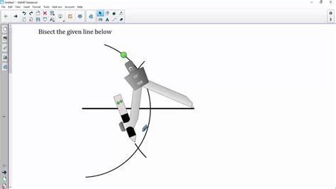 Bisecting A Line Youtube