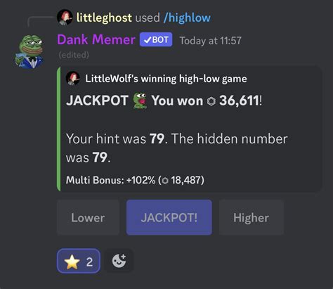 What Are The Odds Of Getting A Jackpot On Highlow Rdankmemer