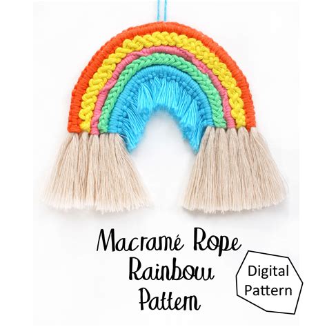 Macrame Rainbow Pattern