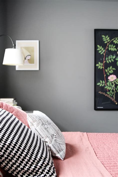 Pink And Grey Bedroom Boho Deco Chic
