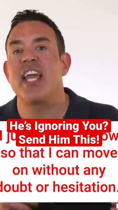 Being Ignored Send Him This Text Narcissism Narcissist Abusiverelationship Youtube