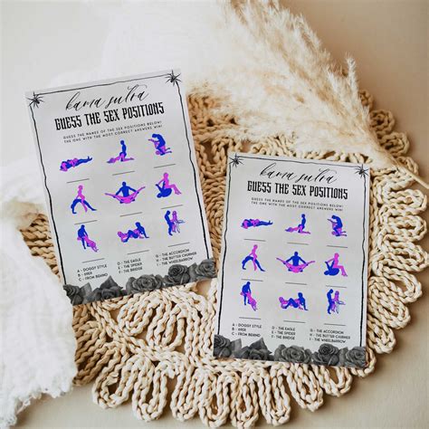 Editable Sex Positions Game Bride Or Die Printable Games Ohhappyprintables
