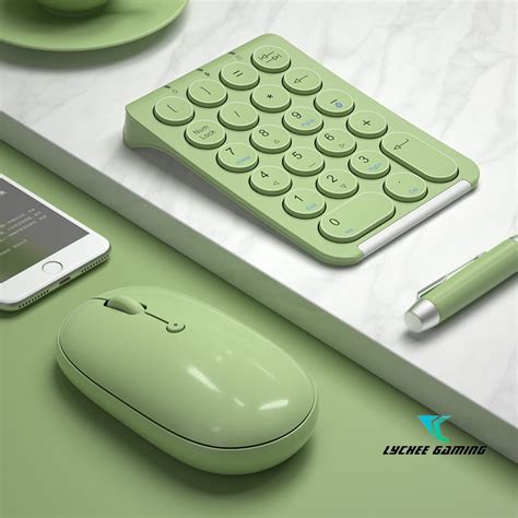 Bluetooth Number Pad Numpad Bộ Bàn Phím Số Chuột Không Dây Bluetooth