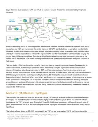 SD WAN Topologies VERSA Technology Pdf