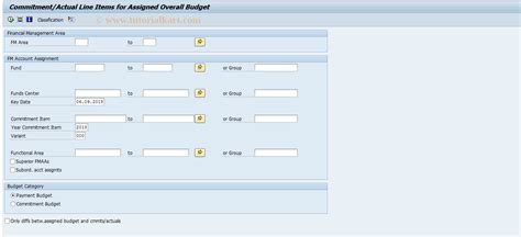 Fmrprffmav02x Sap Tcode Overall Budget
