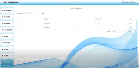 【附源码】大学生心理健康评测系统（源码 数据库 毕业论文 答辩ppt），java开发 springboot框架vue javaweb开发，可做计算机毕业设计或课程设计 心理测验常用数据库有哪些