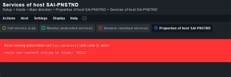 Problem Host Snmp In Cmk 200 Troubleshooting Checkmk Community