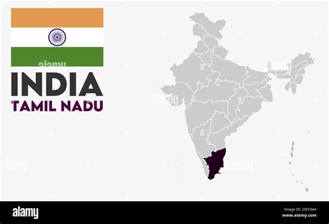Tamil Nadu Map Image1 State Of India Republic Of India Government