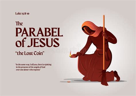 Bible Stories The Parable Of The Lost Coin Stock Vector Illustration Of Lost Illustrations