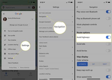 How To Avoid Highways On Google Maps