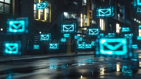 Email Encryption An Artistic Representation Of An Email Enveloped In Layers Of Digital