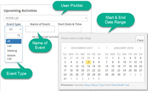 Vtiger Customization Improved Filters For Activities Widget On