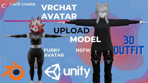 Create Vrchat Avatar Vrc Avatar Vrchat Furry Avatar D Model Nsfw Nsfw Avatar By Lyslouismi Fiverr
