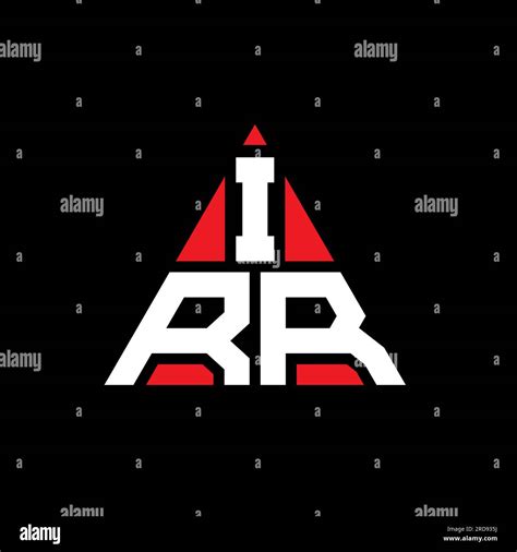Irr Triangle Letter Logo Design With Triangle Shape Irr Triangle Logo Design Monogram Irr