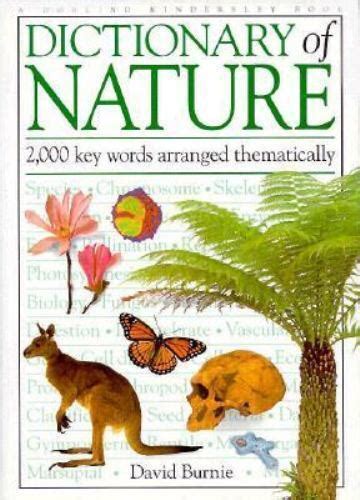 Dictionary Of Nature By David Burnie 1994 Hardcover For Sale Online