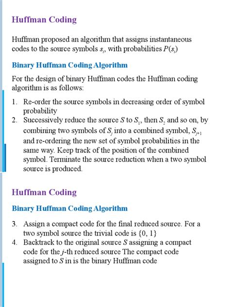 Huffman Coding 1 Pdf Algorithms And Data Structures Mathematics