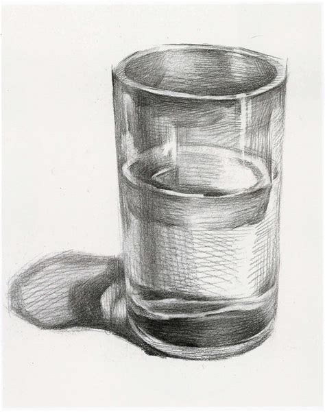 素描玻璃杯怎么画材质画法 知乎