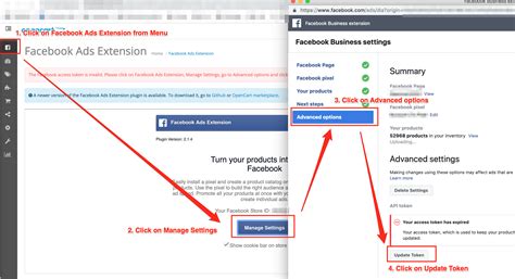 The Facebook Access Token Is Invalid Please Click On Facebook Ads