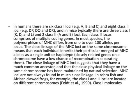 Role Of Major Histocompatibility Complex Pptx