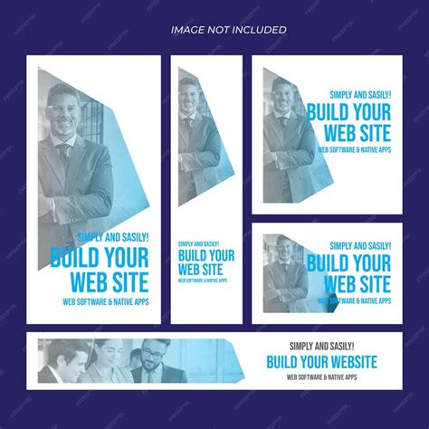 Premium Vector Vector Modern Web Banner Ad Set Template
