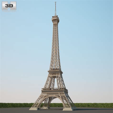 Eiffel Tower 3d Models For Download Turbosquid