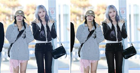 ‘아이브 이서 리즈 ‘살랑살랑 봄바람 몰고 온 공항패션 틀린그림찾기