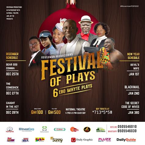 6 Ebo Whyte Plays That Will Spice Up Your Christmas New Year Holidays