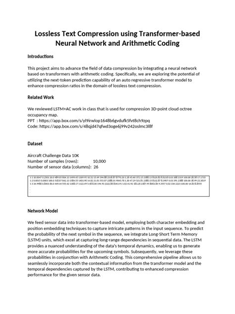 2023final Project Pdf Data Compression Applied Mathematics