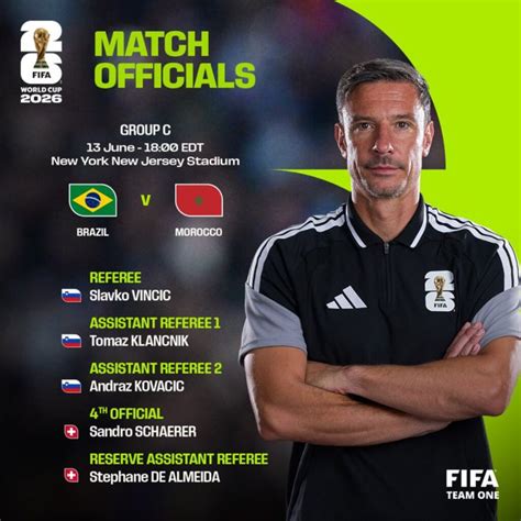 Fifa Appoints Slavko Vinčić As Referee For Morocco Vs Brazil World Cup